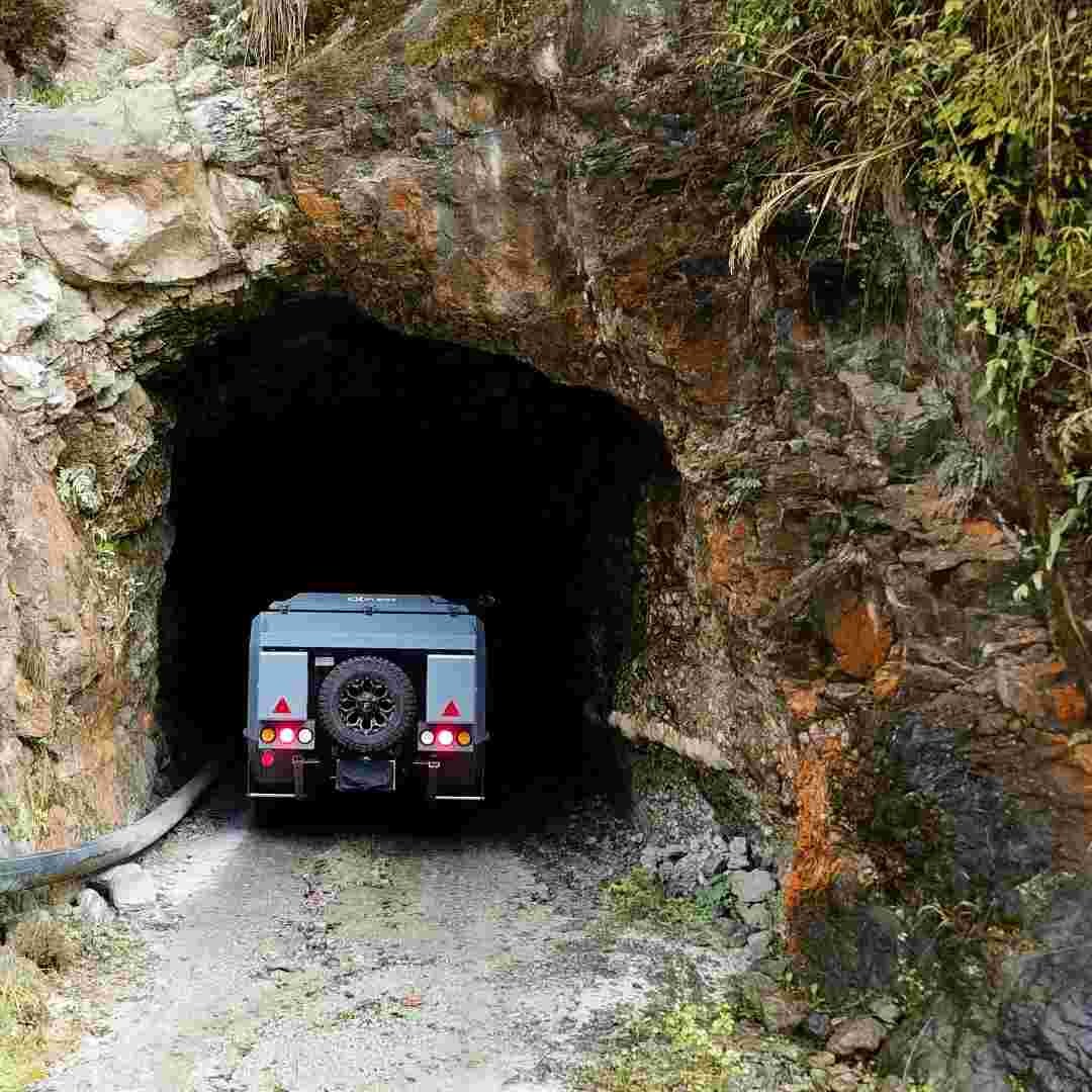 NJSTAR Explorer Travel Trailer 16ft Gia đình Caravan Trại