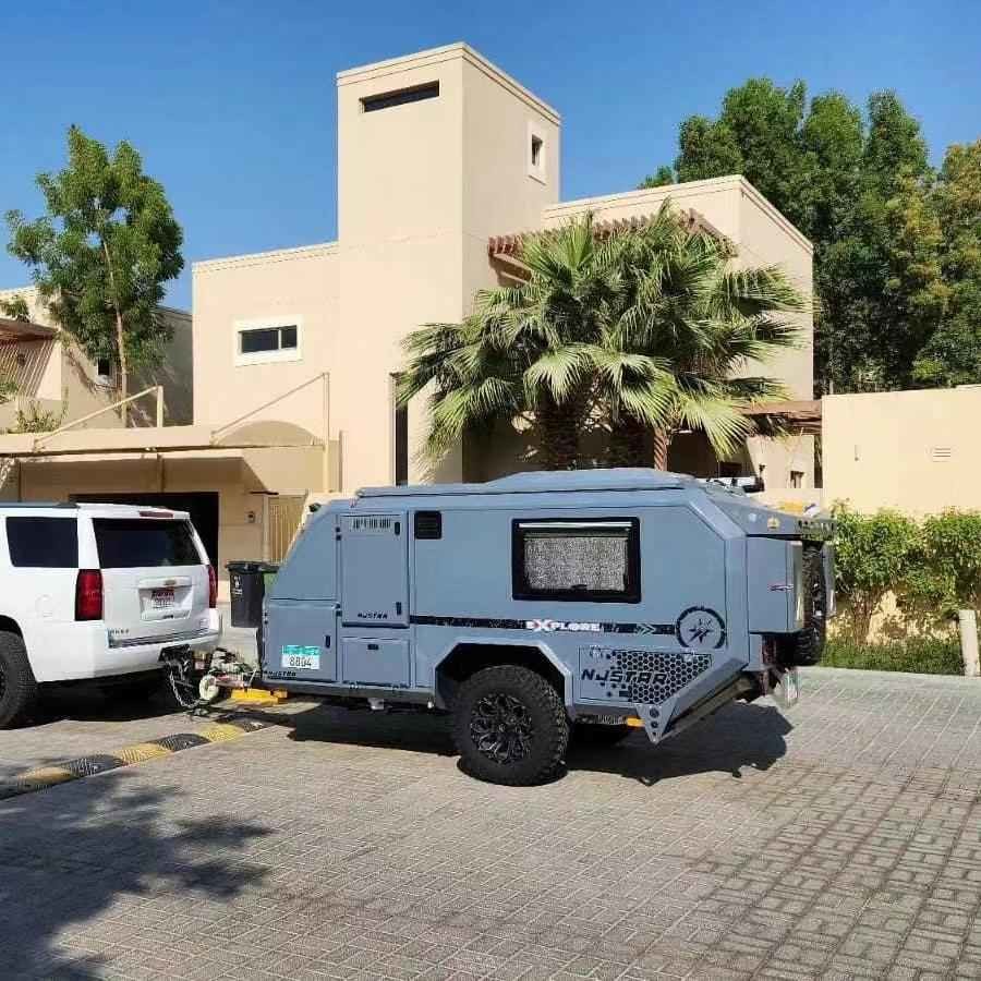 Ngọn nhà cứng Pop Up Trailer Njstar RV Off Road Hybrid Caravans